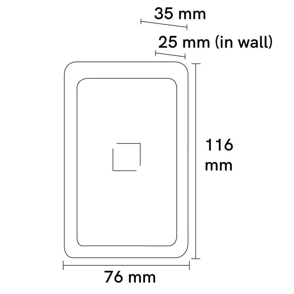 REP 2016 Flush Mounted Repeater Panel - GDA